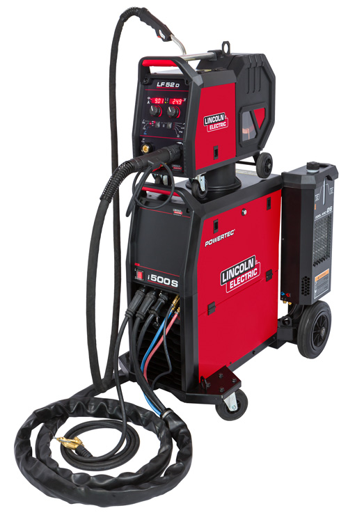 Lincoln Powertec I500S LF52D 10M Water Cooled Mig Welder Package