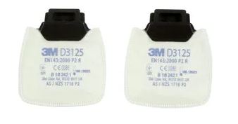 3M Secure Click P2R Filter Pack Of 2