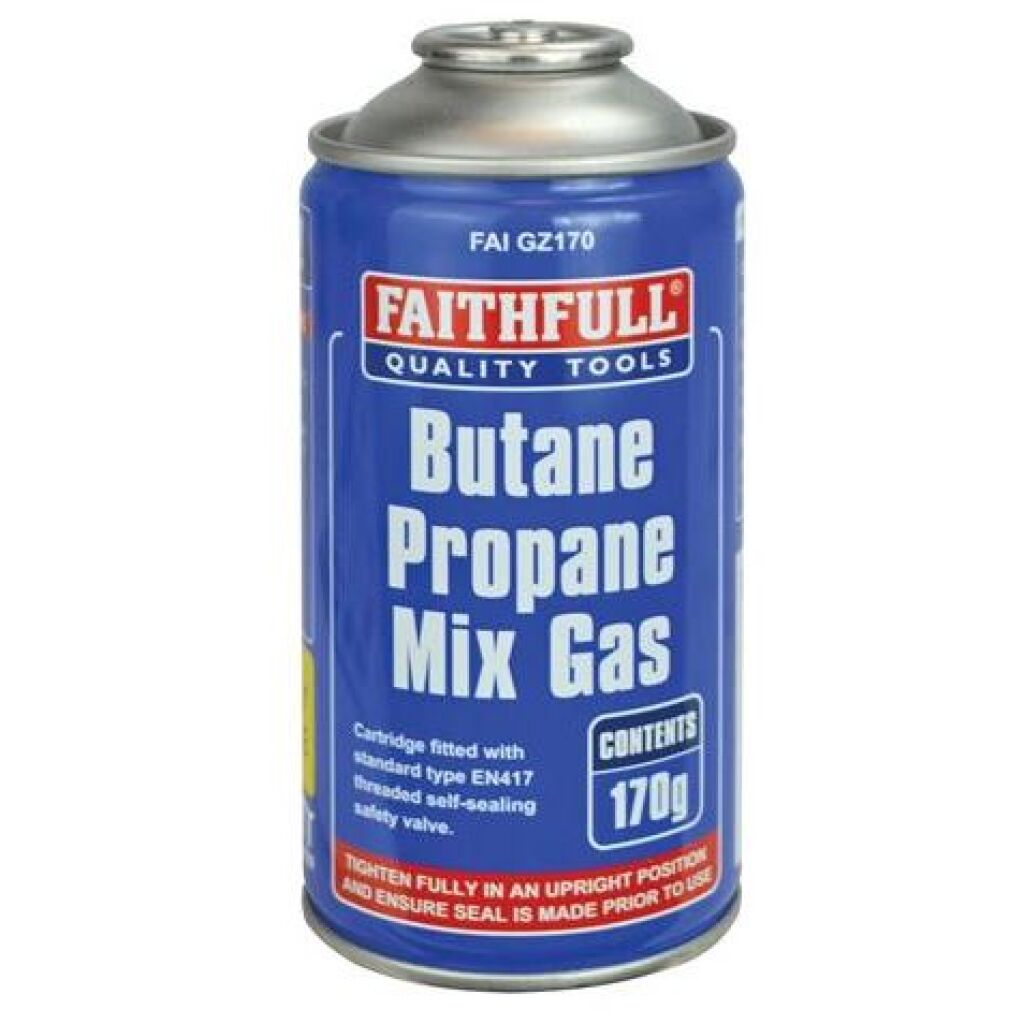 Faithful Butane/Propane Gas Cartridge 170G FAIGZ170