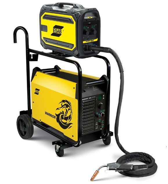 Esab Warrior Robust Package Air C/W 5M Intercons, Trolley, Mxl 341 4M