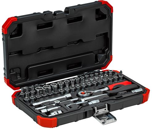 Gedore Red 1/4 Drive 46 Piece Socket Set