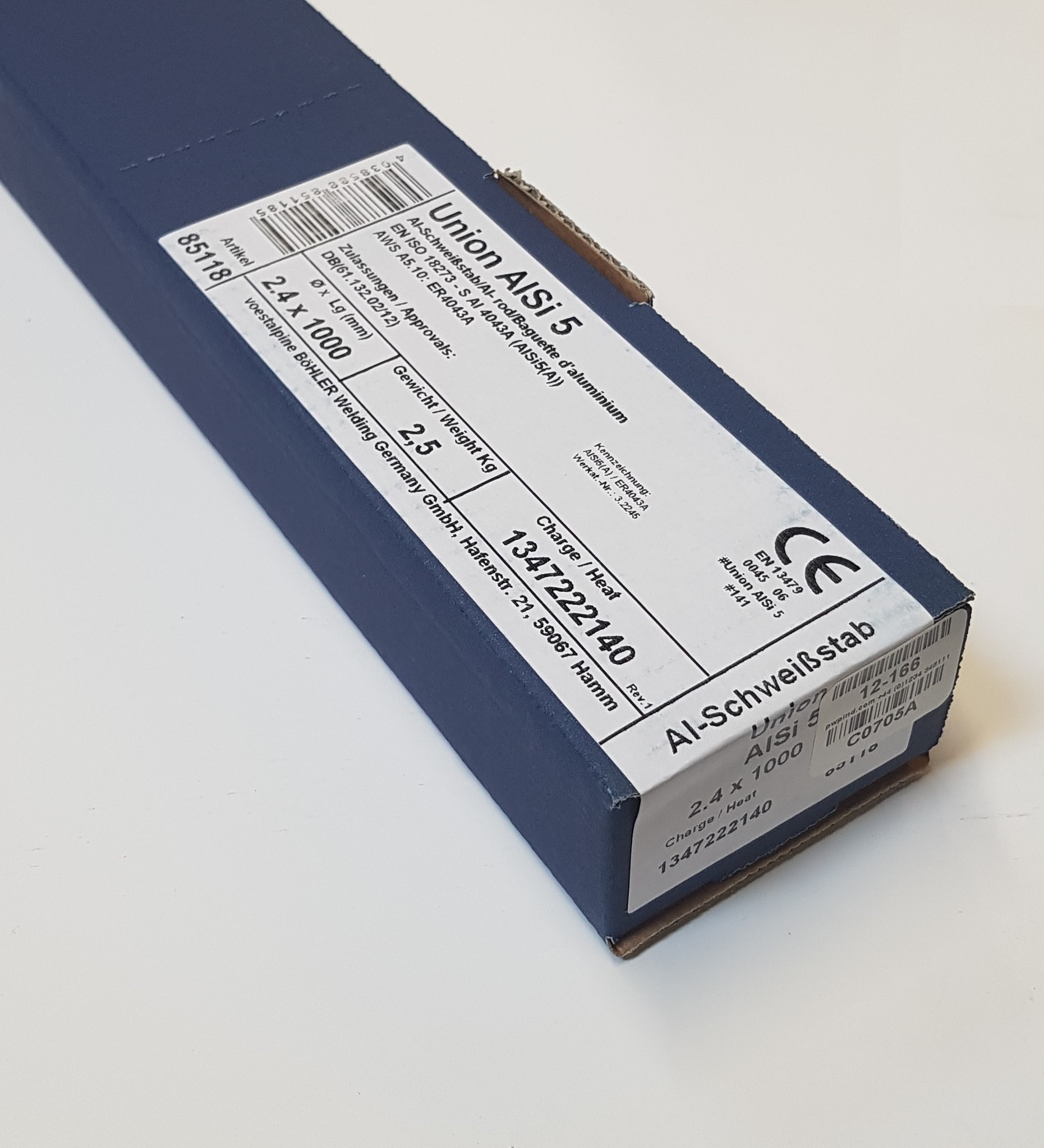 Bohler Union ALSI5 4043 2.4mm 2.5kg