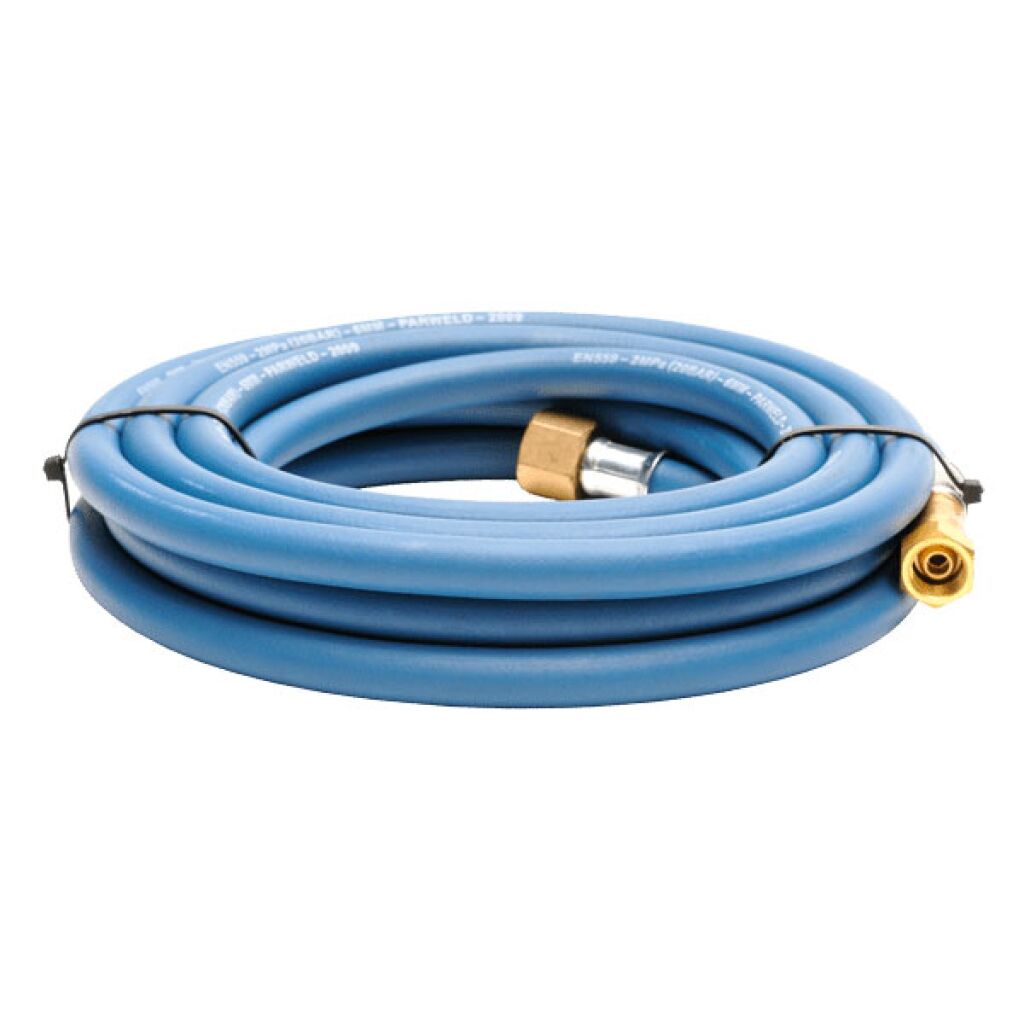 20 Metres 8mm Fitted Hose Blue