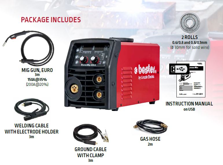 Bester 200-S Multi Process Welding Machine