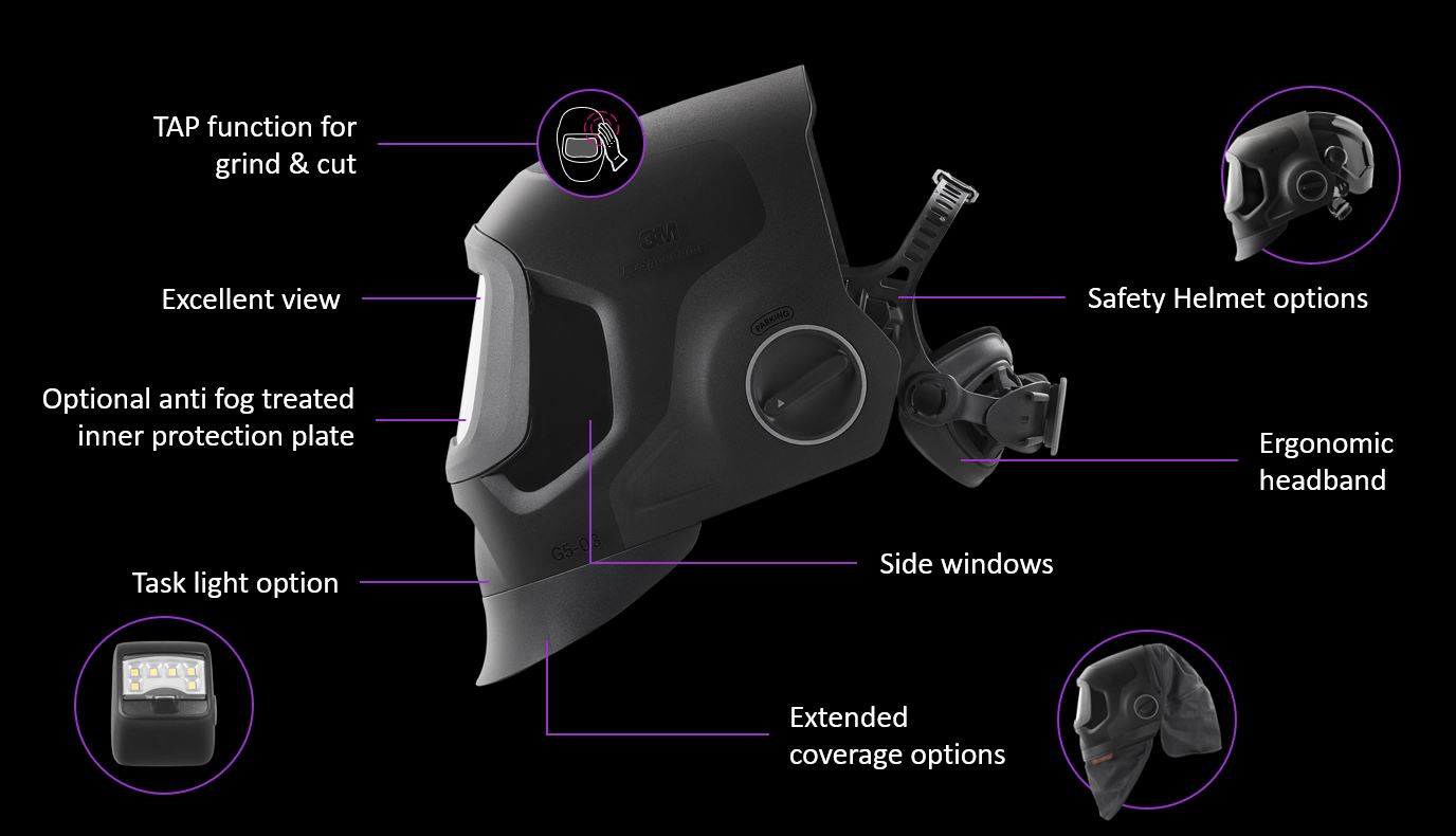 3M Speedglas G5-03 Pro Vc Welding Helmet 631830 631830 631830