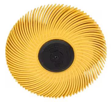 3M Scotch-Brite Bb-Zs 76mm 80G Yellow Type C Shaft Mounted Bristle Disc