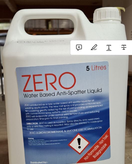 5ltr Zero Anti Spatter