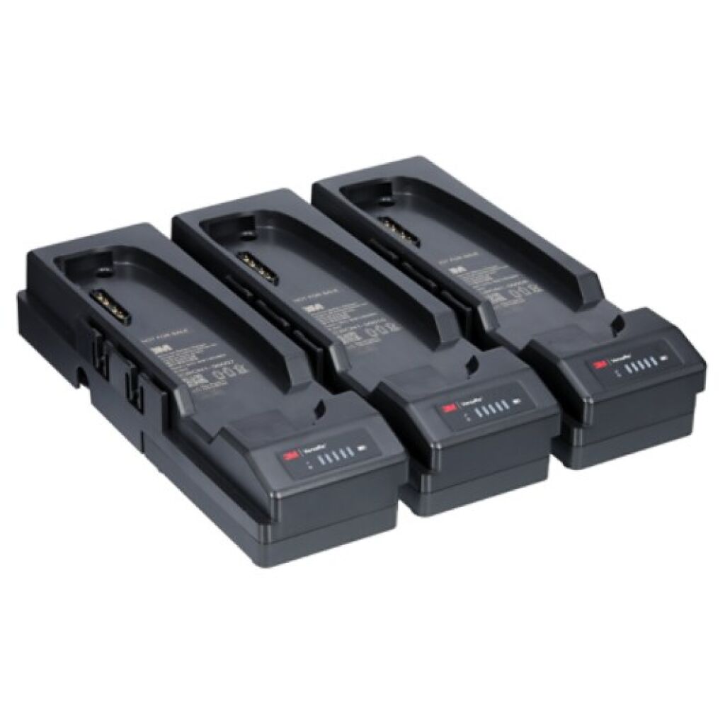 3MTR-642-3 3M Versaflo Triple Battery Charger Pack
