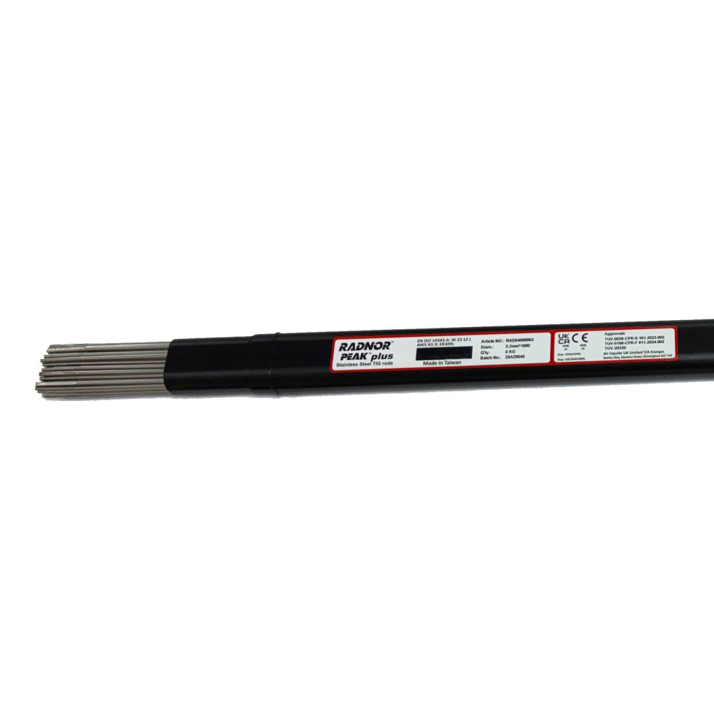 RADNOR™ PEAK™ Plus 316l 1.0mm 5kg Tig Welding Rods