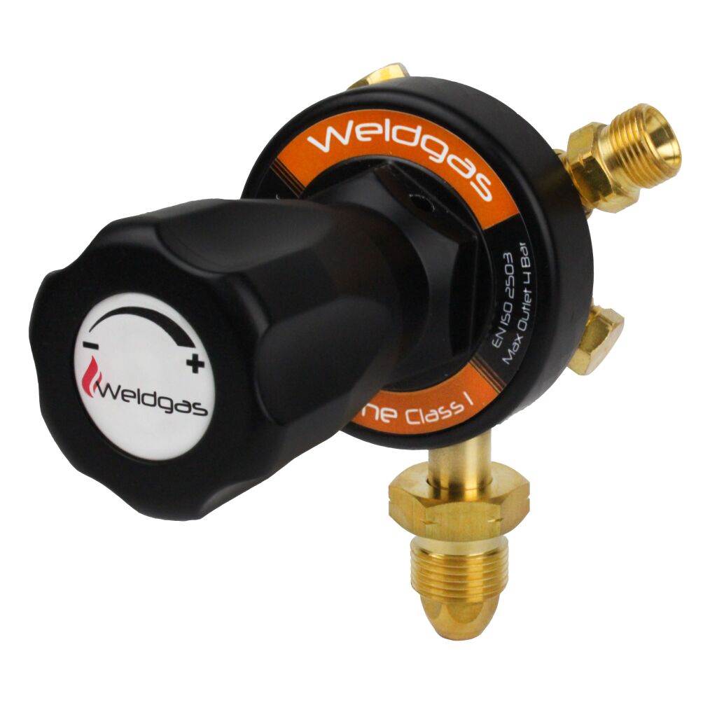 A110620 Single Stage Propane Gas Regulator Plugged 4 Bar