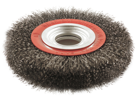 F632120 150 X 20mm Rotary Crimp Wire Brush