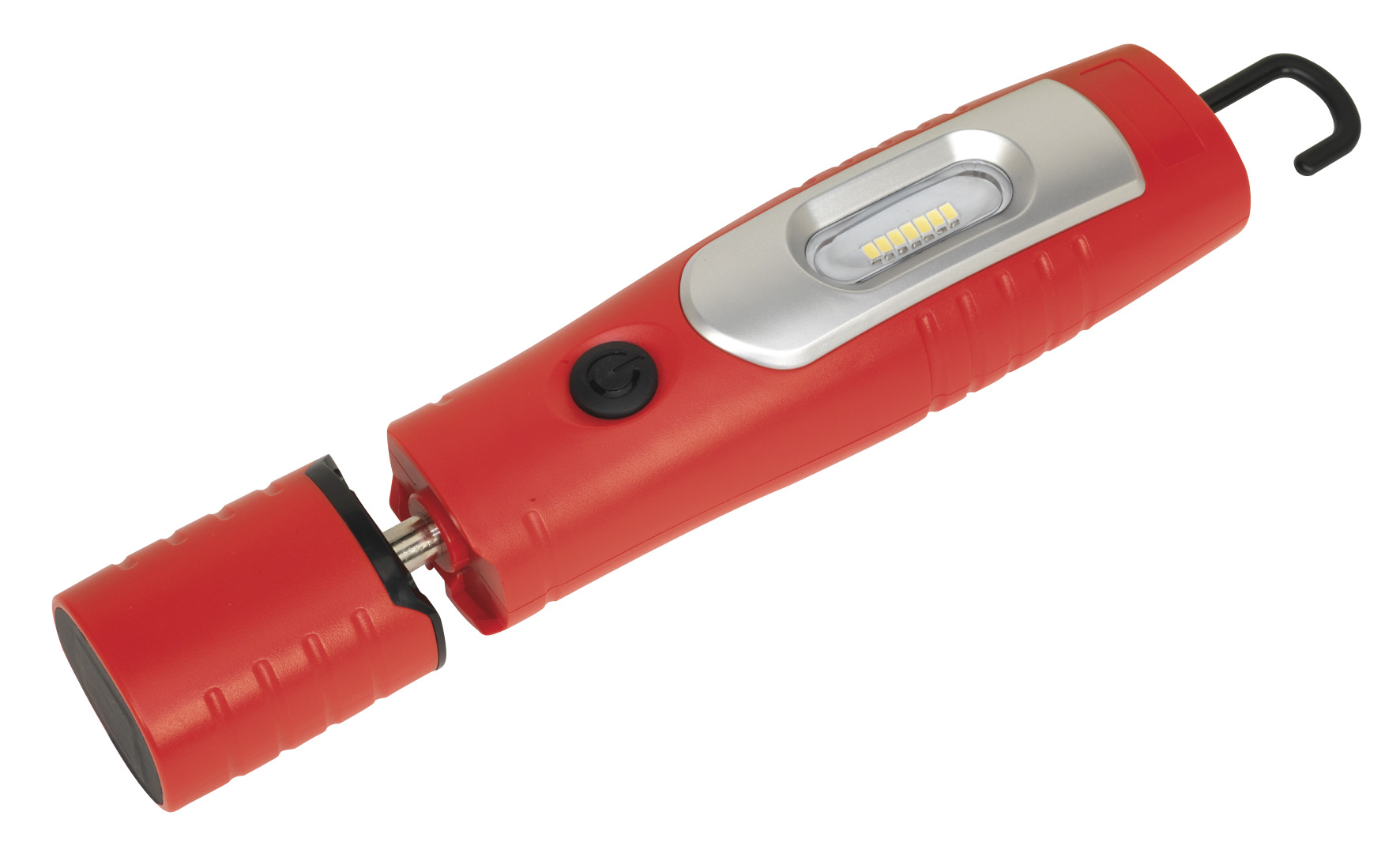 LED3602R Re-Chargeable Torch Red Lithium-Ion 3W Led