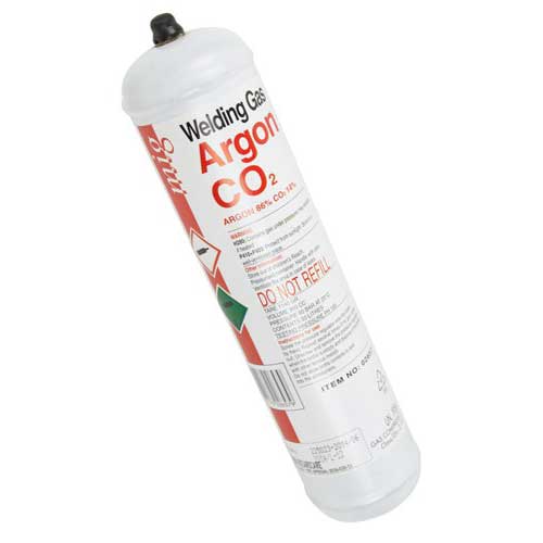 02657 Argon/CO2 Gas Disposable Bottle 390Gm