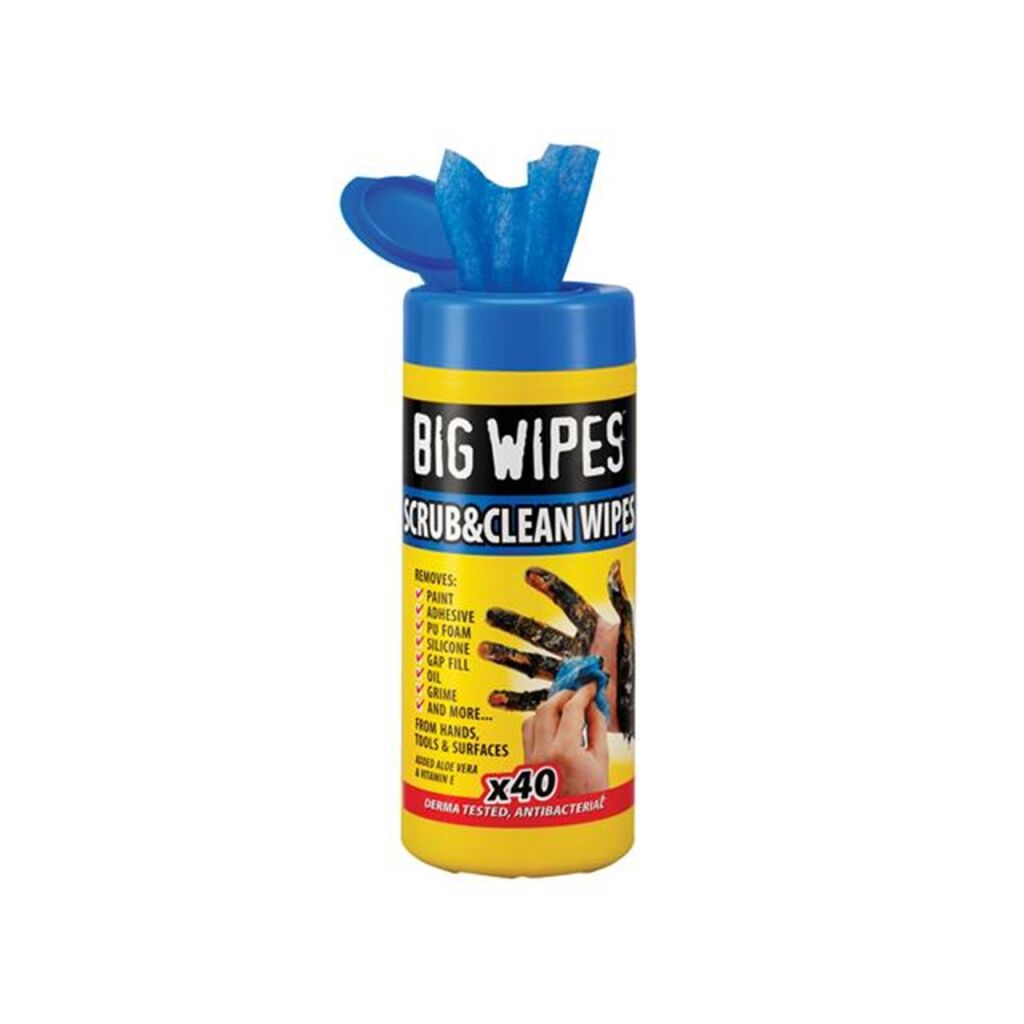 Big Wipes Textured Power Wipes Box Of 40 BGW2029